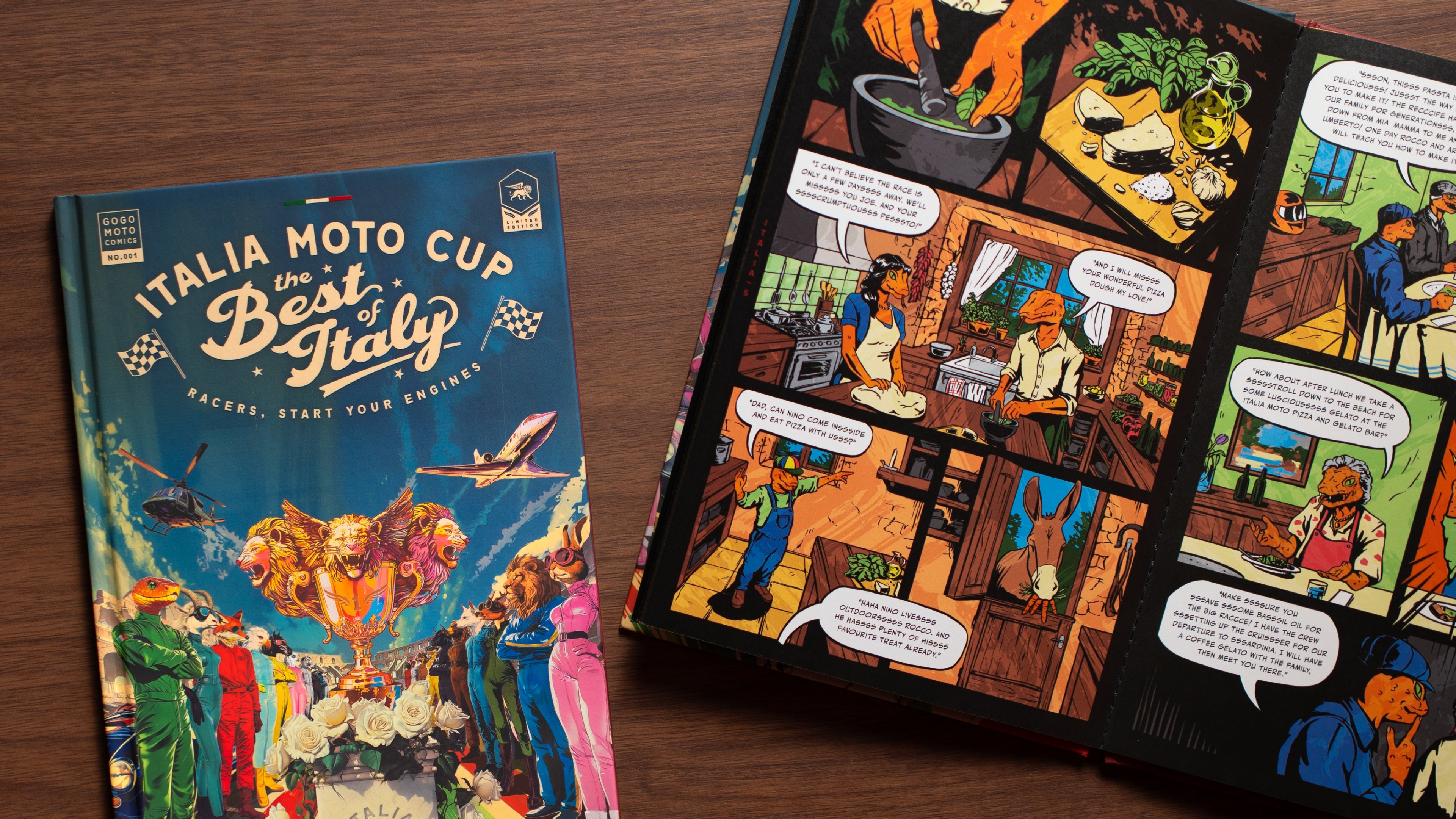 Italia Moto Cup - Comic Book Series